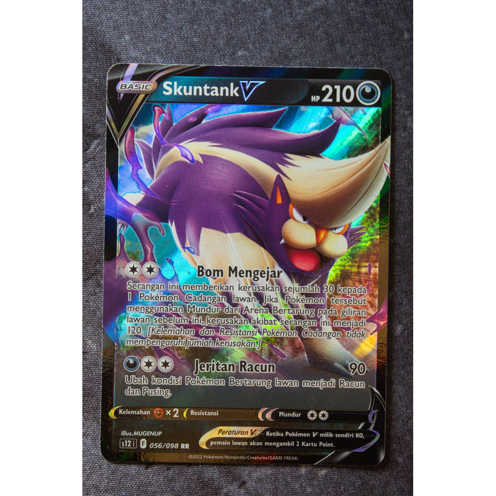Jual Skuntank V RR S12 Pemicu Paradigma Kartu Pokemon TCG Original ...