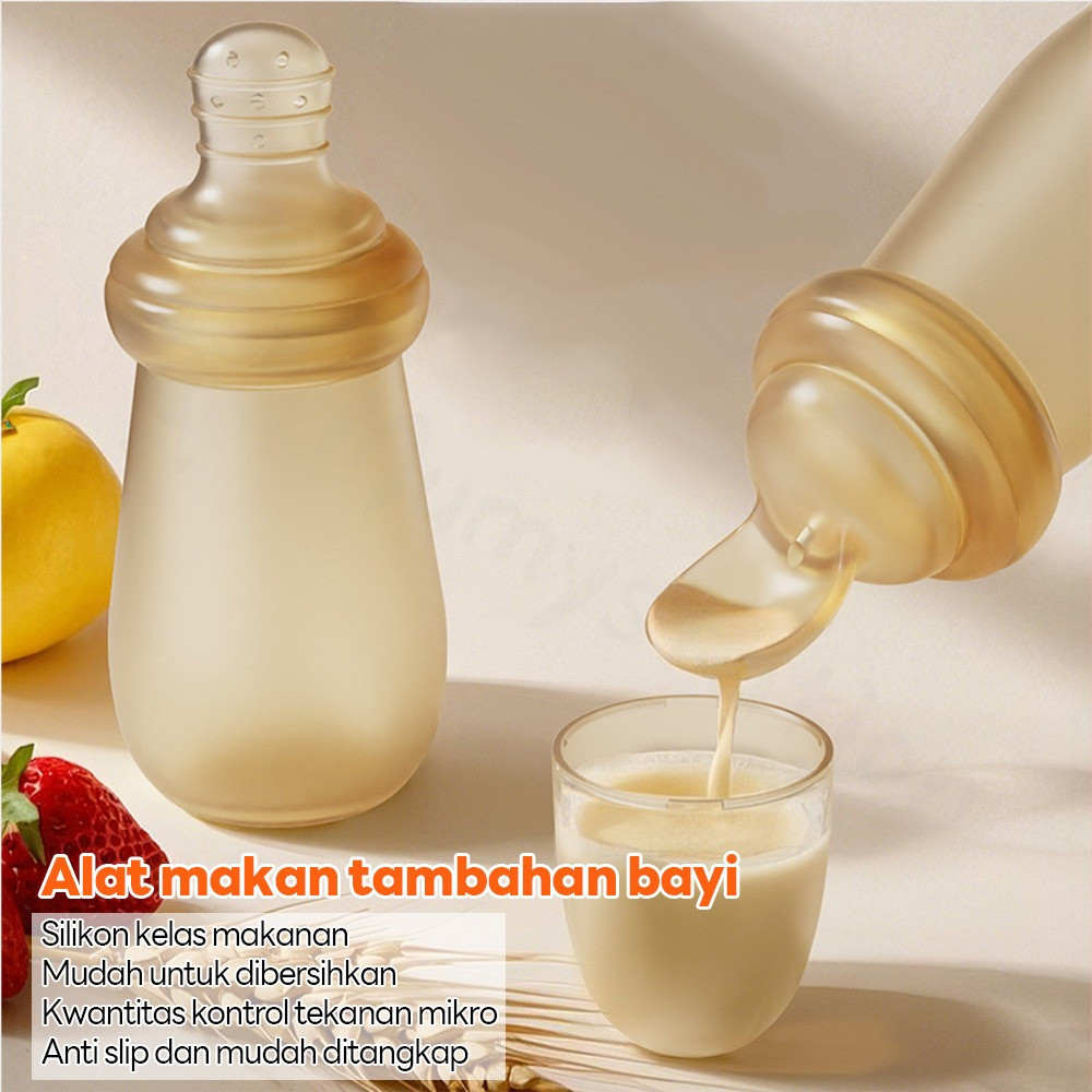 Jual OSA 120ml Baby Feeder Bottle Silicone Sendok Squeeze Botol Makan ...