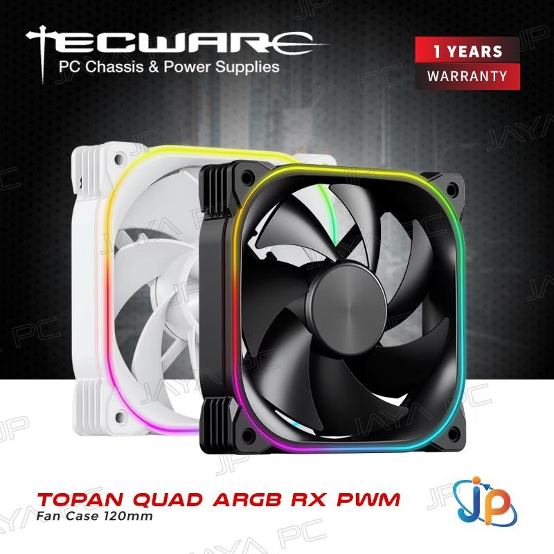 Jual Tecware Topan Quad ARGB RX PWM Reverse Cooler Case 120mm - Fan ...