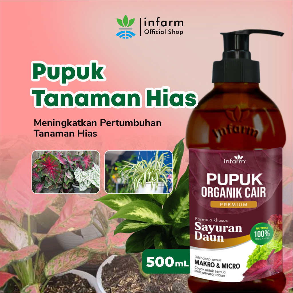 Jual INFARM - Pupuk Organik Cair 500ml POC Kompos Tanaman Hias Daun dan ...