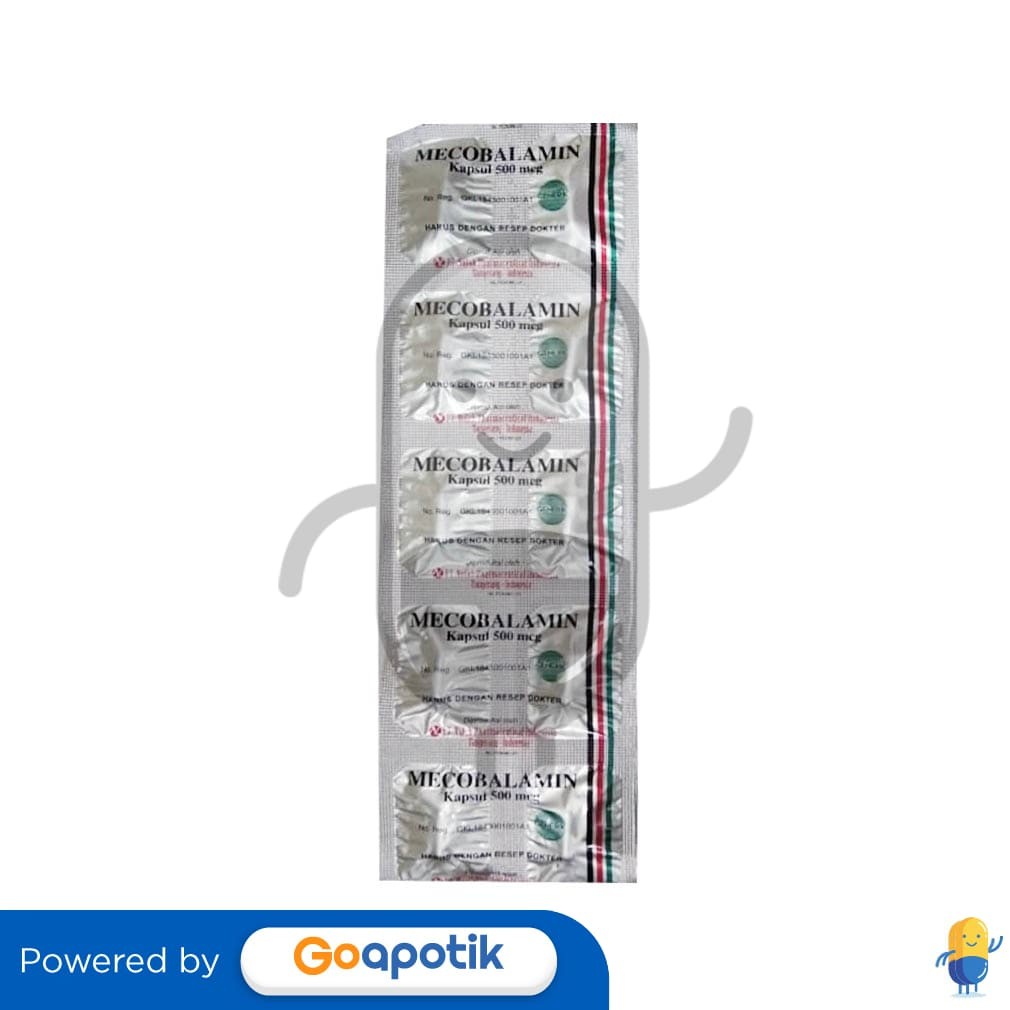 Jual Mecobalamine Nulab 500 Mcg Strip 10 Kapsul | Shopee Indonesia