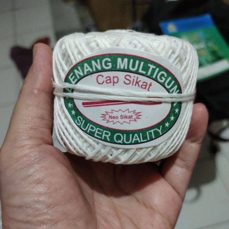 Jual Benang Kasur Rami Cap Sikat Jagung Tali Bangunan Bendera Warna ...