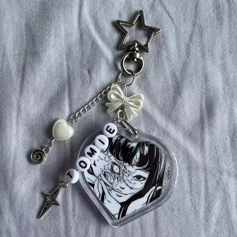 Jual tomie junji ito fairycore aesthetic anime keychain Handmade ...