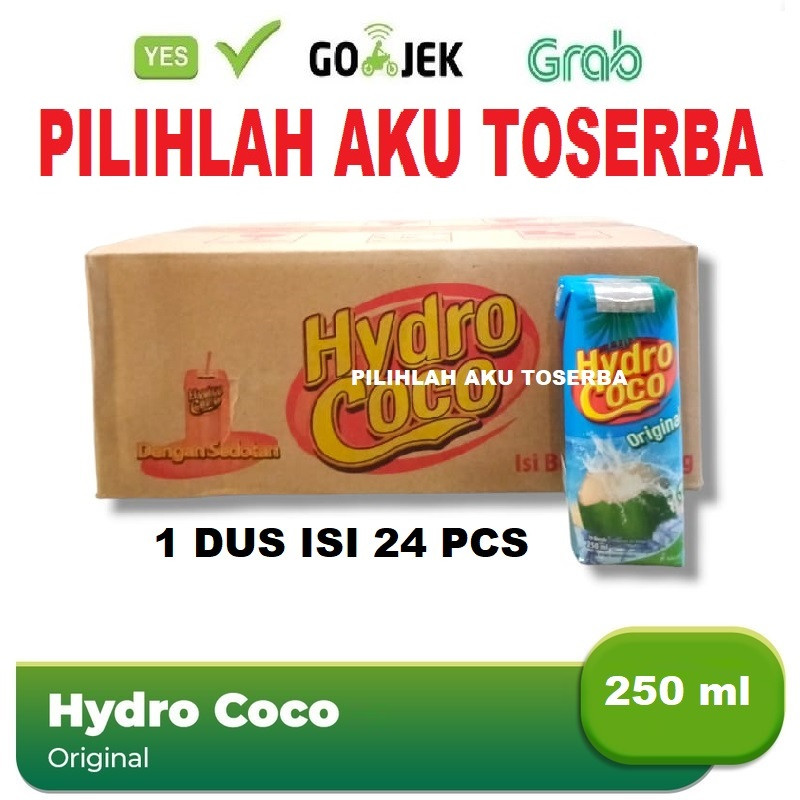 Jual Hydro Coco 250ml Air Kelapa - ( Harga 1 DUS ) | Shopee Indonesia