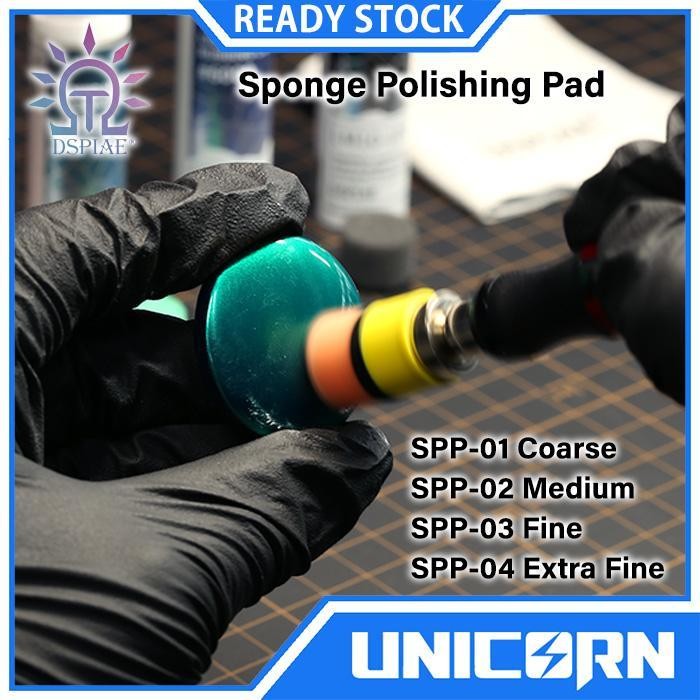 Jual DSPIAE Sponge Polishing Pad [Coarse Medium Extra Fine] Mata Polish ...