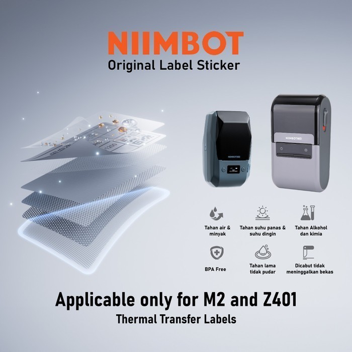 Jual Label Stiker Cable Kabel NIIMBOT M2 Z401 LAN Jaringan Fiber Optik ...