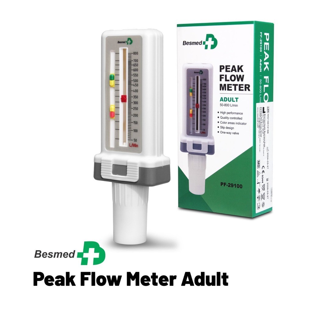 Jual BESMED Peak Flow Meter Adult 50-800 L/min - Dewasa OOF | Shopee ...