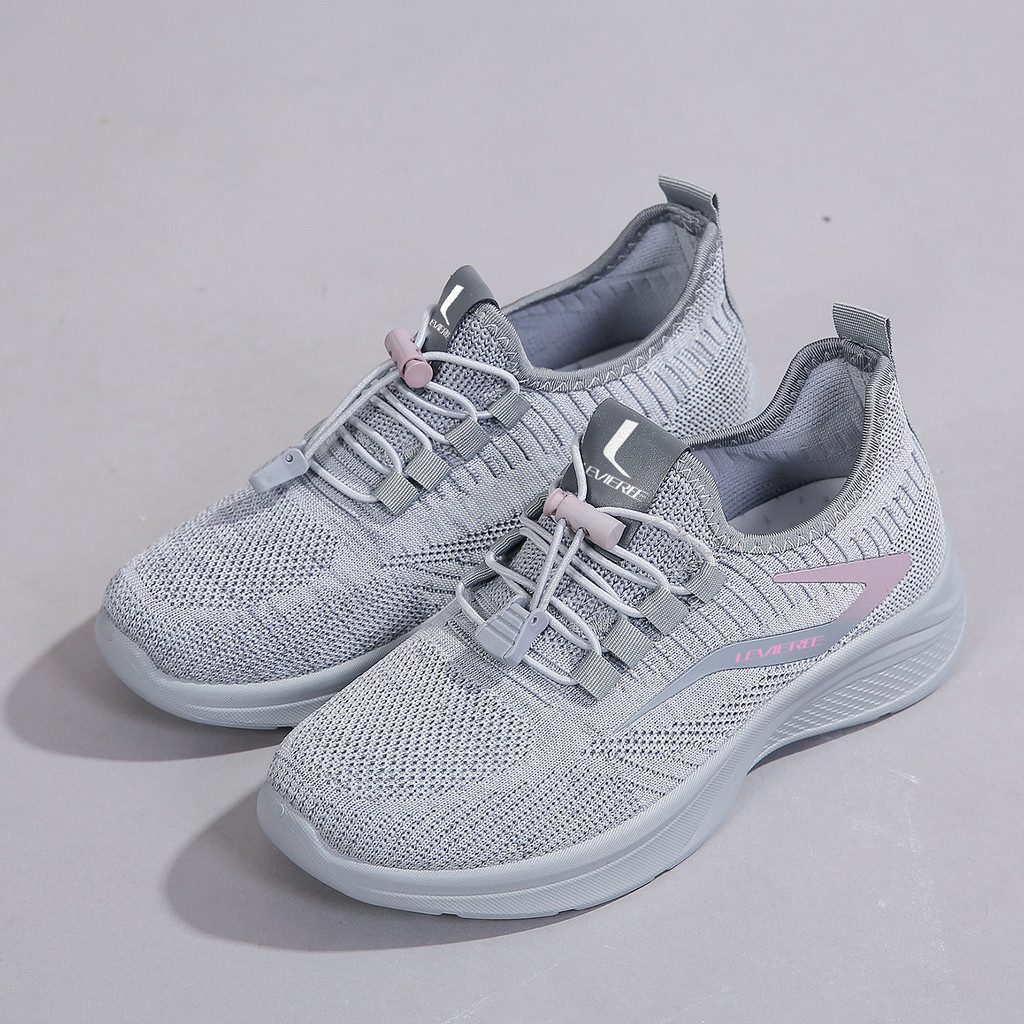 Jual PLK Wonwoo Sepatu Sport Wanita Running Shoes Sepatu Rajut Wanita ...