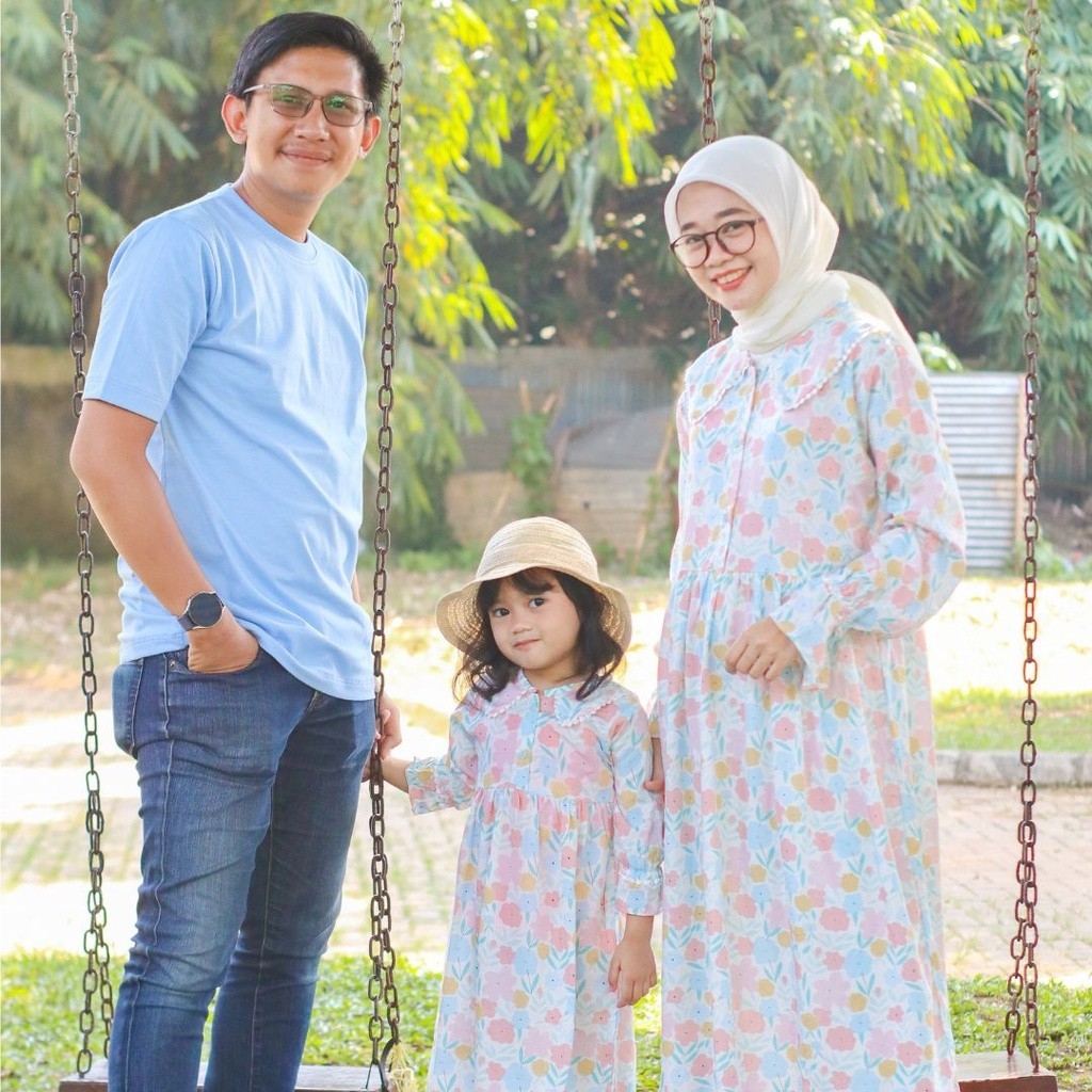 Jual GHAZU Osaka Family Set Baju Couple Keluarga Tunik Couple Ibu Anak ...