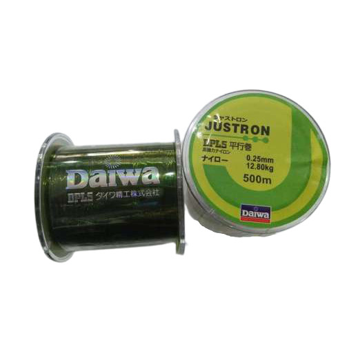 Jual Senar Pancing Daiwa Justron Original Warna Hijau Lumut Panjang 500 ...