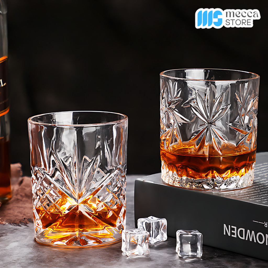 Jual Gelas Whisky Crystal Old Fashioned Rock Glass 300ml | Shopee Indonesia
