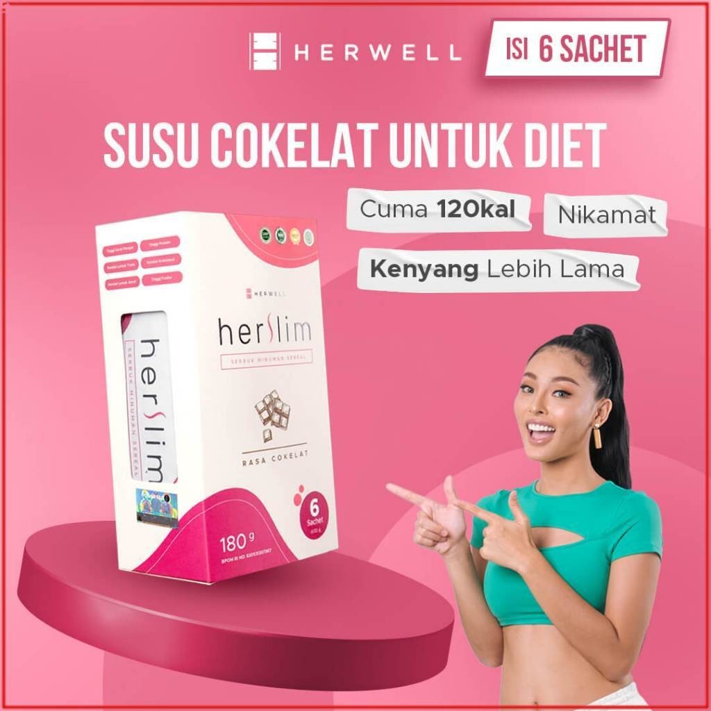 Jual Herwell Herslim - Isi 6 Porsi Meal Replacement Mastariyaaah ...