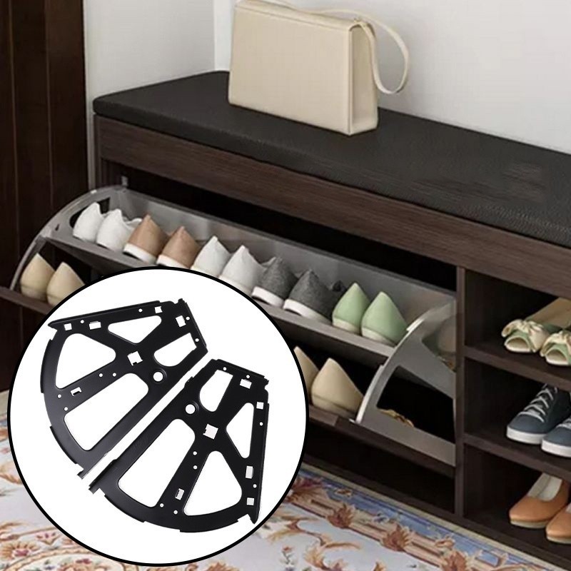 Jual 2Pcs Rak Sepatu Rak Sepatu Kipas Bracket Fitting Rak Sepatu Putar ...