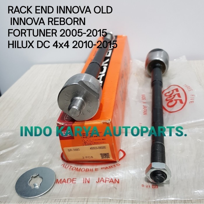 Jual RACK END LONG TIE ROD INNOVA HILUX FORTUNER 2004-2015 ASLI 555 ...