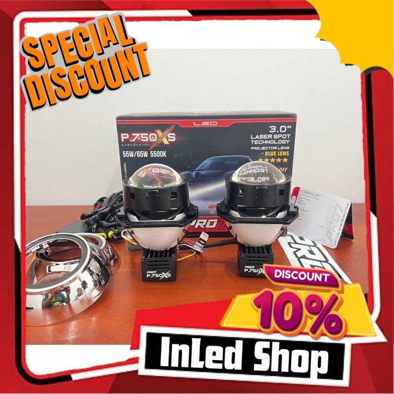 Jual PRO7 P750XS PROJECTOR BILED PRO 7 LASER 65 WAT BLUE LENS | Shopee ...