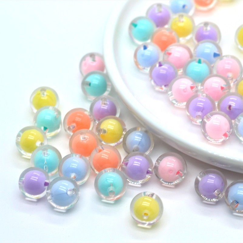 Jual Butiran bola transparan DIY debu halus permen Mote Isi Harga Per ...