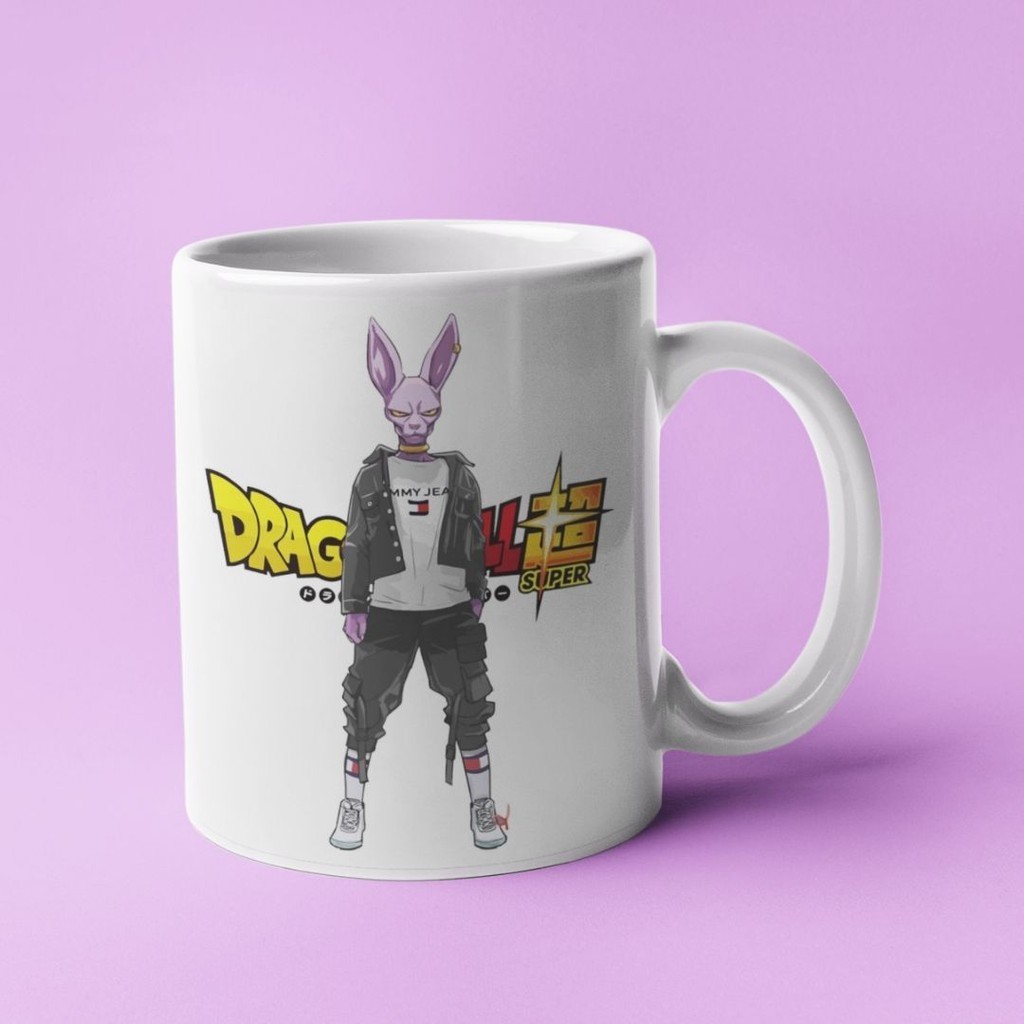 Jual Gelas Mug Gambar Animasi Dragon Ball Beruz Sama Keko Matoosxkeko ...