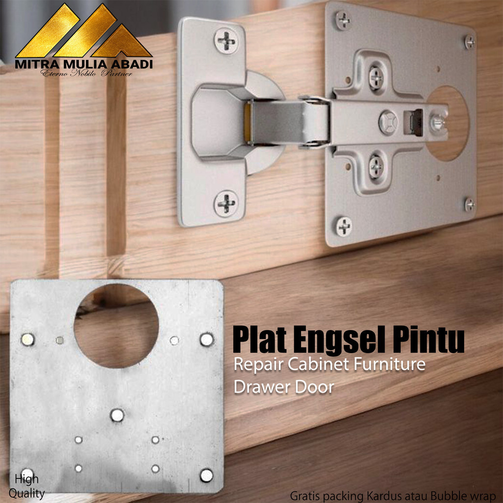Jual Plat Engsel Pintu Repair Cabinet Furniture Drawer Door | Shopee ...