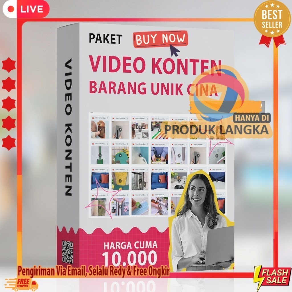 Jual Termurah 3500+ VIDEO KONTEN BARANG UNIK CINA VIRAL FYP SIAP UPLOAD ...