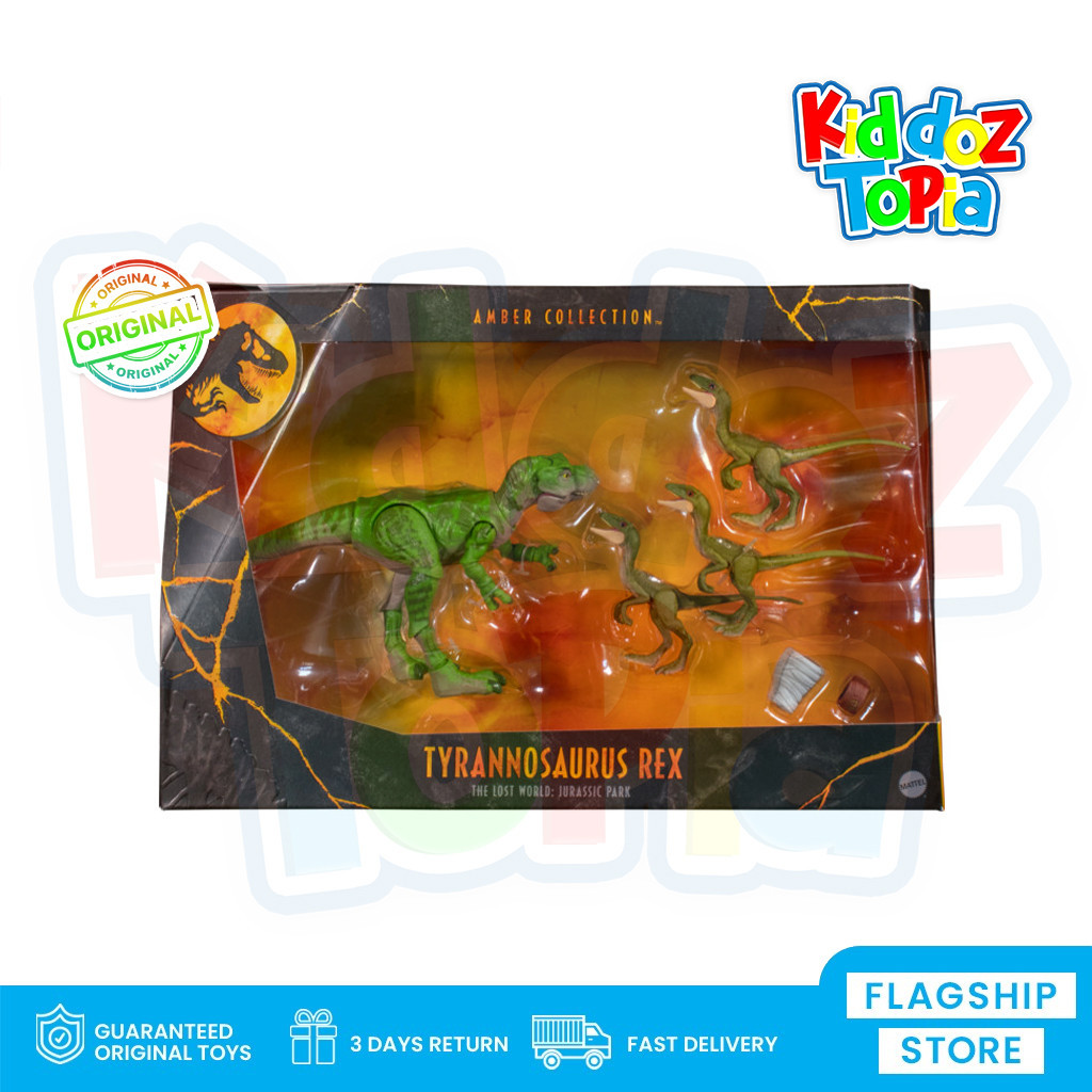 Jual Jurassic World Amber Collection Tyrannosaurus Rex GWP84 | Shopee ...