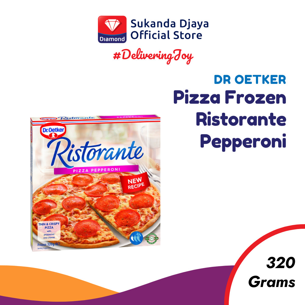 Jual Dr Oetker Pizza Frozen Ristorante Pepperoni 320 Gr | Shopee Indonesia