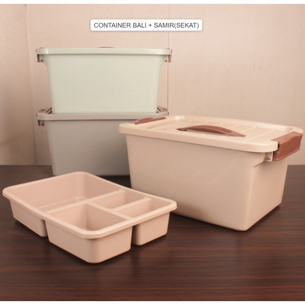 Jual CONTAINER BOX SERBAGUNA/CONTAINER BALI 8LT+SAMIR | Shopee Indonesia