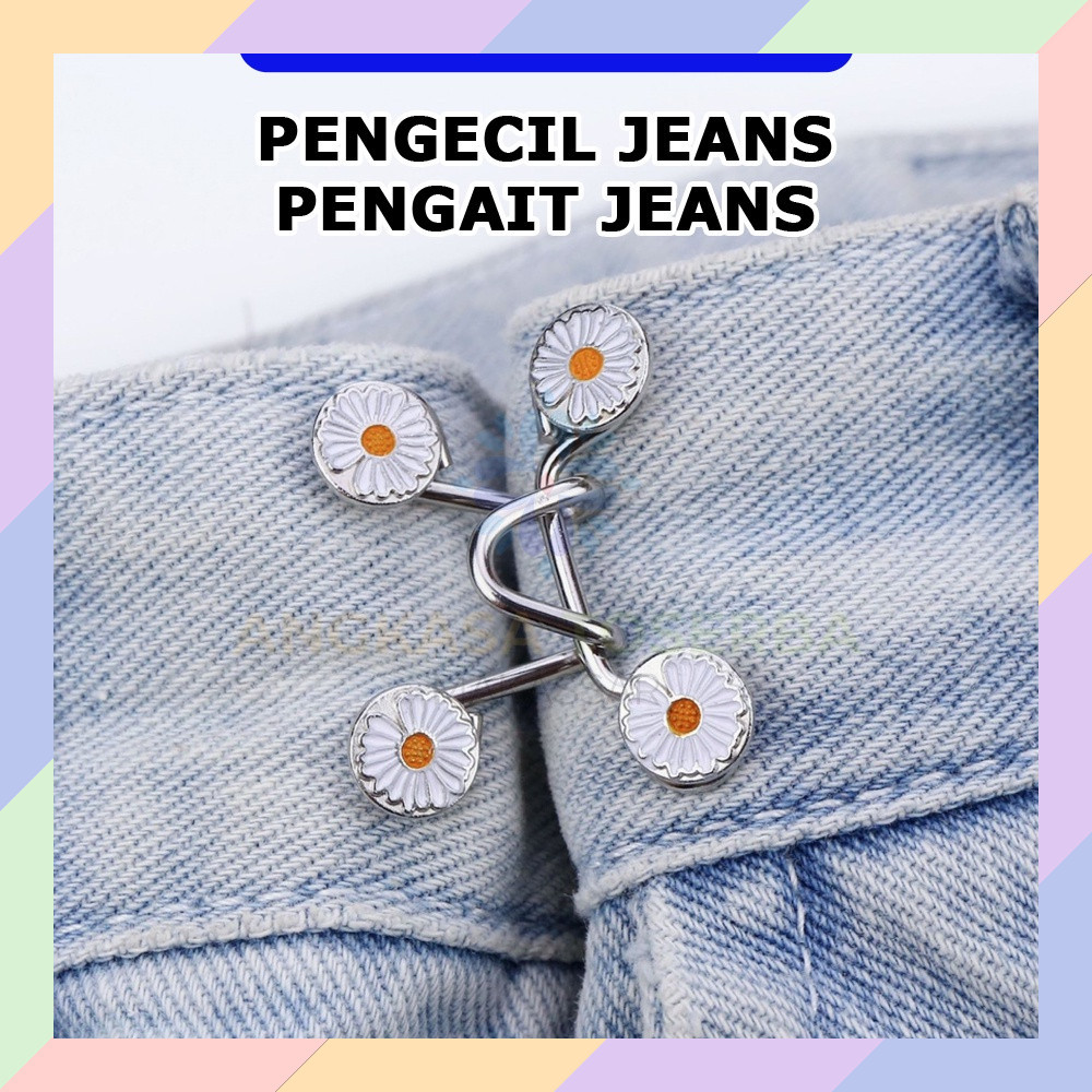 Jual 37S Kancing PENGECIL Jeans Kancing Pengait Celana Kait Celana ...
