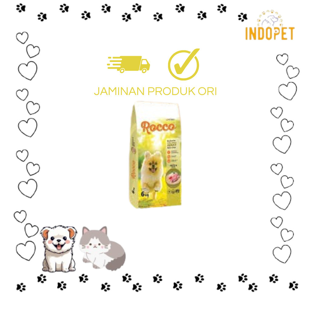Jual ROCCO ADULT SMALL BREED CHICKEN & DUCK 6KG | Shopee Indonesia