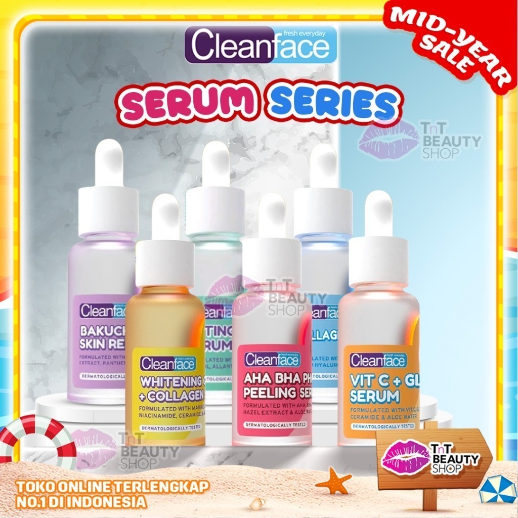Jual CLEANFACE Serum Series 20 ml CLEAN FACE | Acne Care | Whitening ...