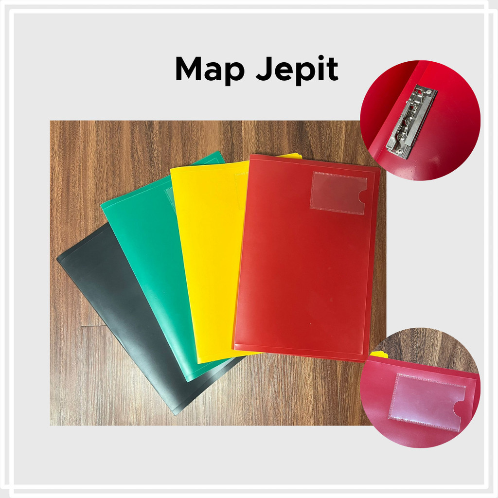 Jual FIGO Map Jepit F4 | Clip File F4 Folio Plastik | Shopee Indonesia