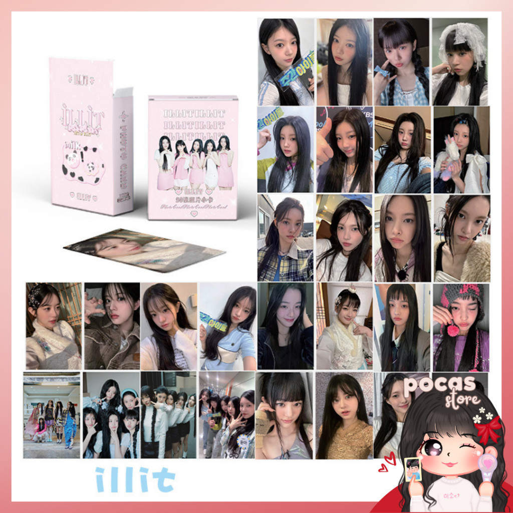 Jual ALL ILLIT SUPER GLOSSY PHOTOCARD LOMOCARD CARD PHOTO CARD KPOP ...