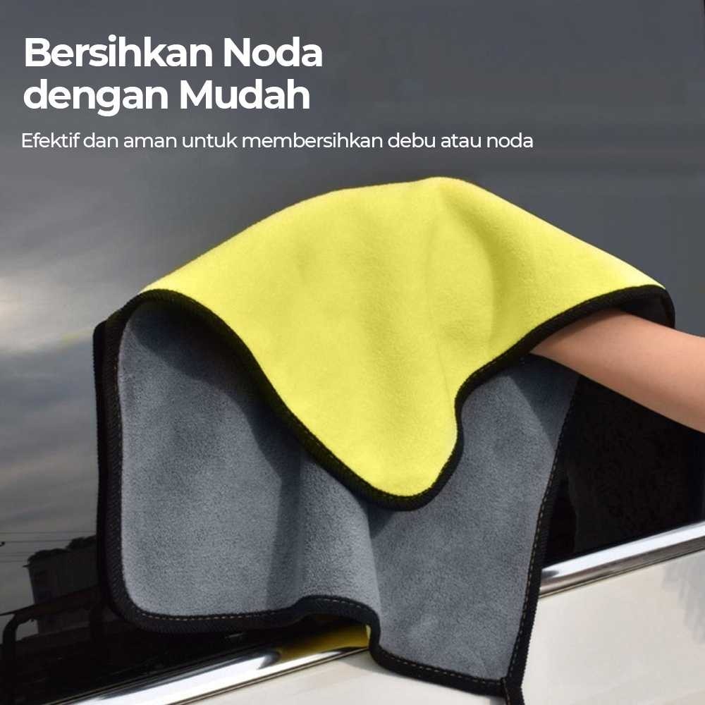 Jual Kain Lap Microfiber Premium Mobil Multifungsi 611 GSM 30x30cm Lap ...