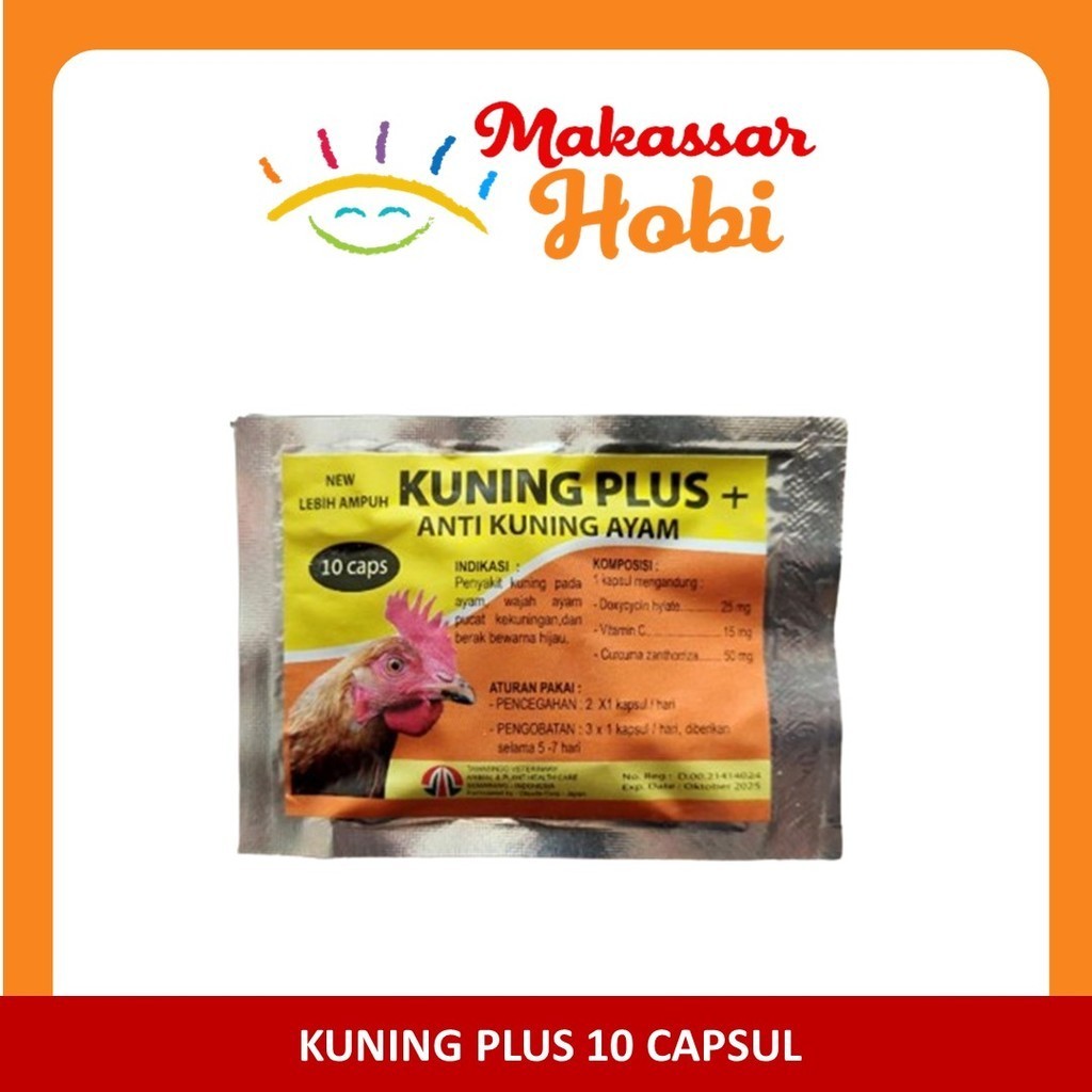 Jual KUNING PLUS Obat Ayam Anti Kuning & Pucat Antibiotik Sakit Berak ...