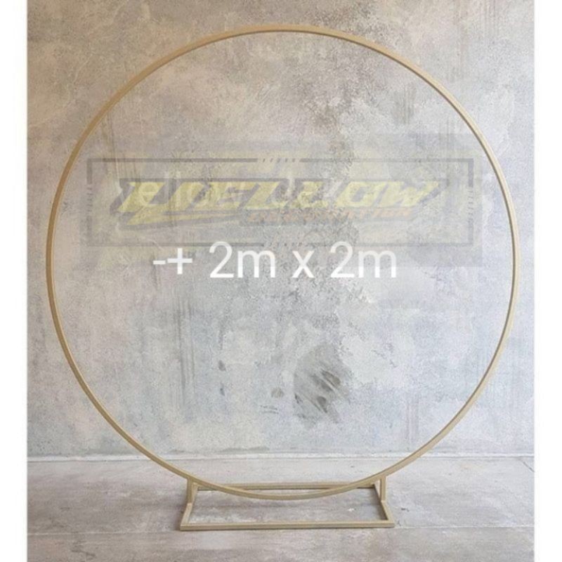 Jual AZ21H Lingkar Ring Besi backdrop dekor wedding | Shopee Indonesia