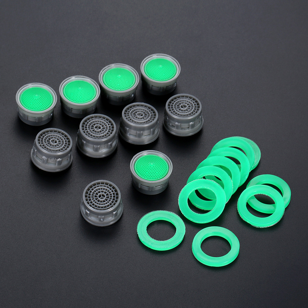 Jual 20Pcs 21mm Plastic Kitchen Faucet Aerators Flow Restrictor ...