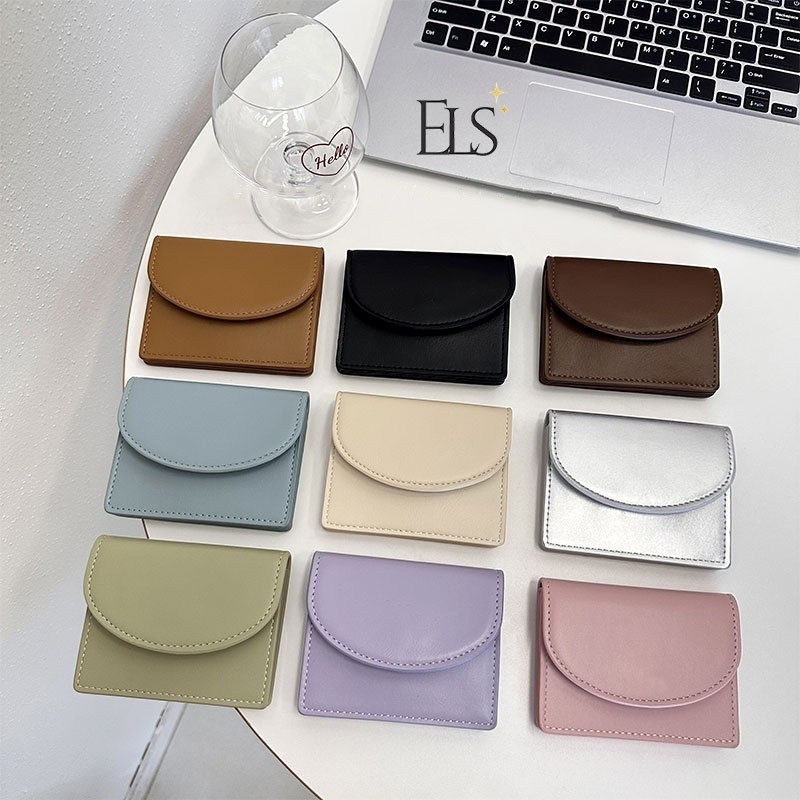 Jual Dompet Mini Korean/Dompet Kartu Wallet Wanita Lipat Kecil/Pu Leather Dompet Koin Fashion ...