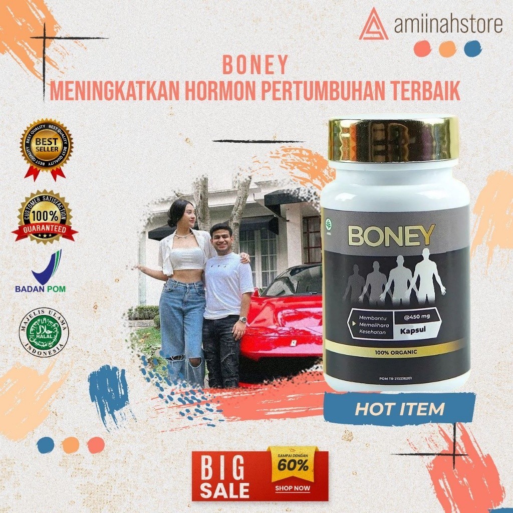 Jual Boney / Kapsul Peninggi Herbal / Naik 5-15 cm | Shopee Indonesia