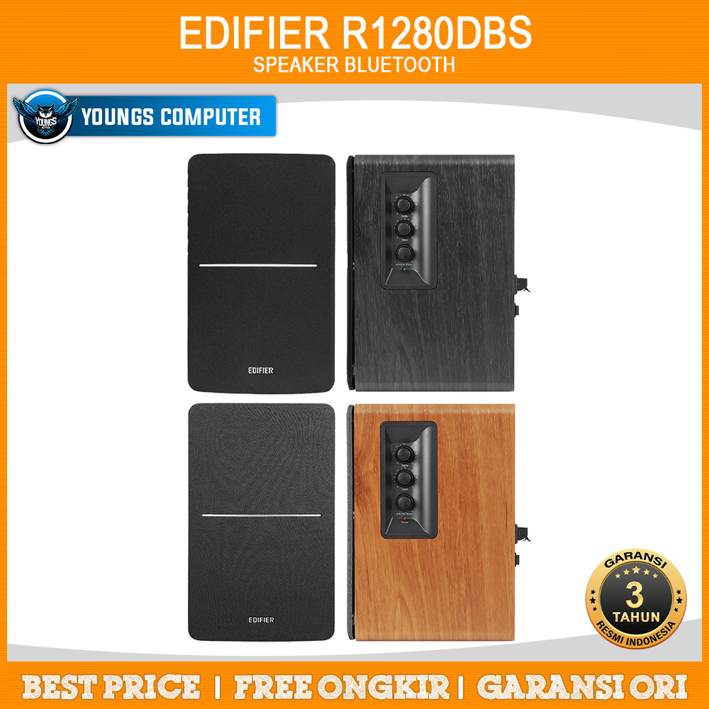 Jual SPEAKER EDIFIER R1280DBs Bluetooth 42W RMS 4" Woofer 0,5" Tweeter Subwoofer Output - Active ...