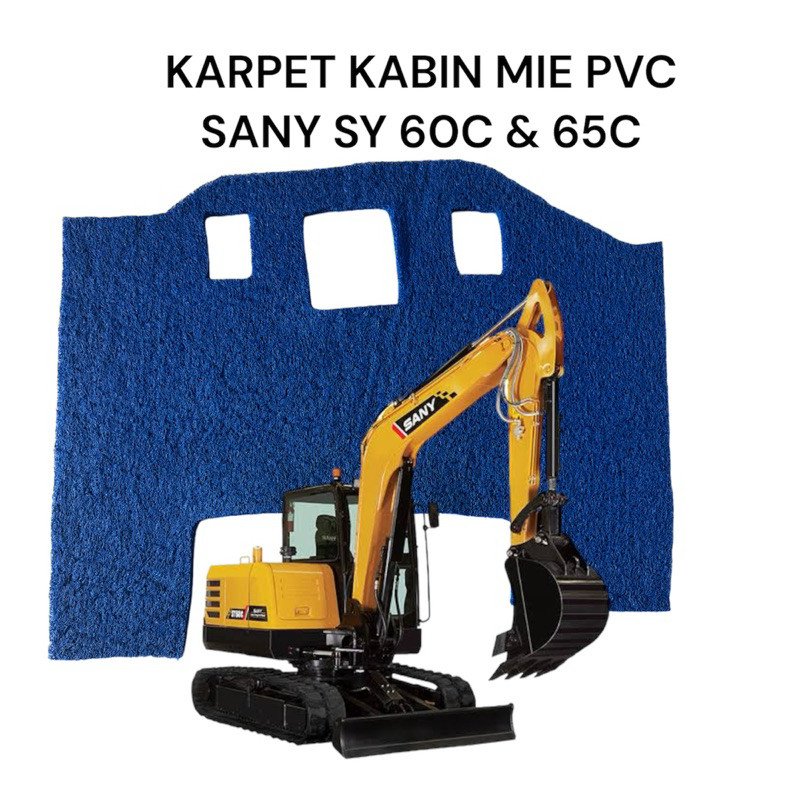 Jual Karpet Kabin Excavator mini Sany SY55C Sany SY60C Sany SY 65C Sany SY75C | Shopee Indonesia