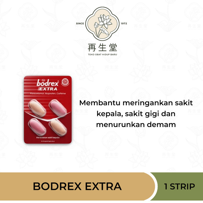 Jual BODREX EXTRA | MEREDAHKAN SAKIT KEPALA (4 Tablet) | Shopee Indonesia