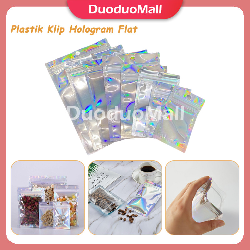 Jual Plastik Klip Hologram Flat/Platik Klip Kemasan Aksesoris | Shopee ...
