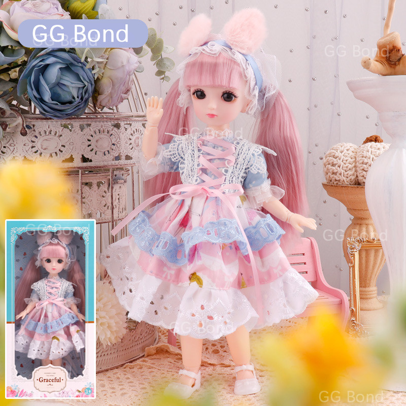Jual Princess 30cm Hadiah Mainan (riasan 3D Dengan Mata Asli, Dapat ...
