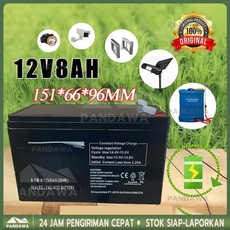 Jual ASLI Aki 12V 12AH Aki Sepeda Listrik/Aki Sprayer Aki Kering 12 ...