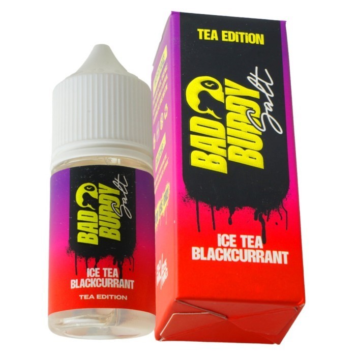 Jual Liquid Vape Bad Buddy Ice Tea Blackcurrant Saltnic 25MG 30ML By ...