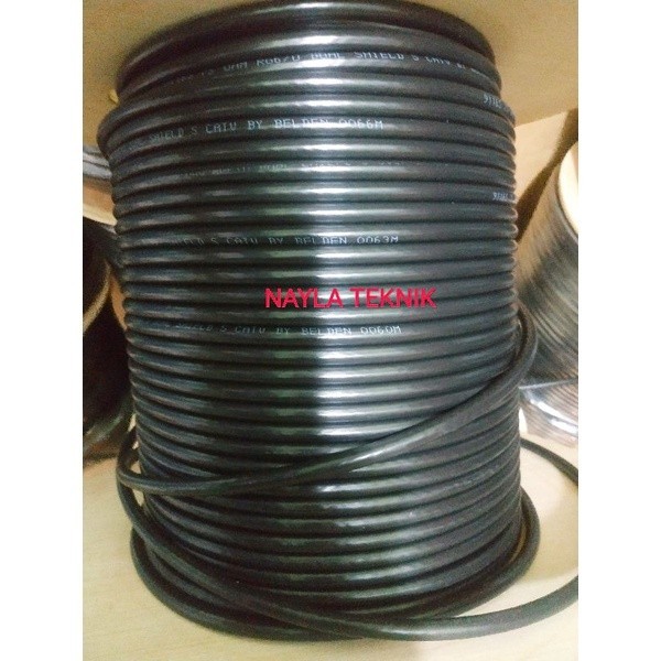 Jual KABEL ANTENA RG6 BELDEN DENGAN KONEKTOR PRESS BELDEN - 20 meter | Shopee Indonesia