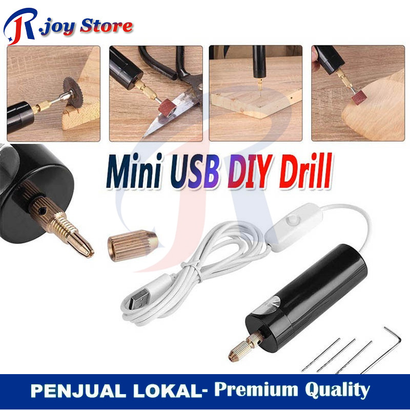 Jual R.joy-perlengkapan bor / Bor Elektrik Mini Portable Micro USB ...
