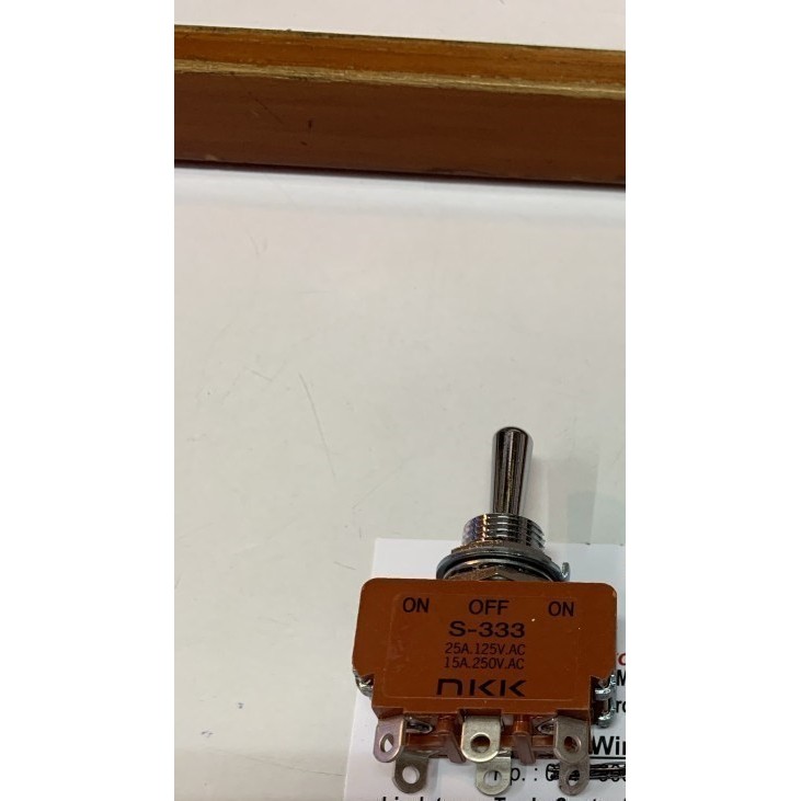 Jual Toggle switch merk NKK (nikkai) japan 6p on-off-on (S 333)//Toggle ...