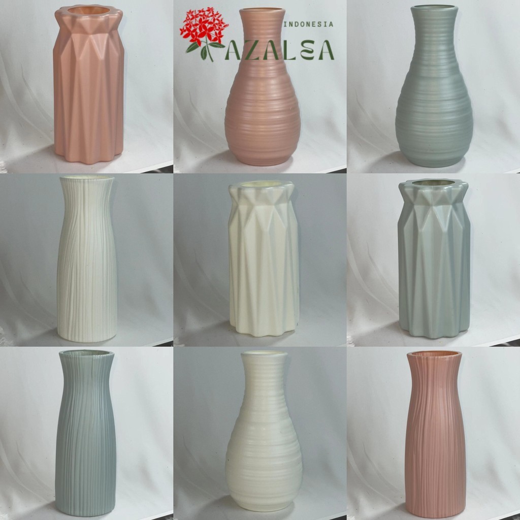 Jual AZALEA - Vas Bunga Pot Bunga Plastik Modern Minimalis Vas Bunga ...