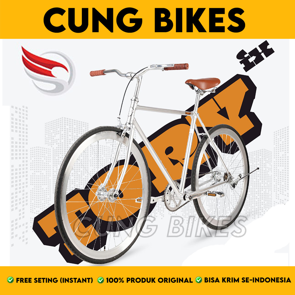 Jual Sepeda Fixie ELEMENT TORY FX 700C Steel doltrap | Shopee Indonesia