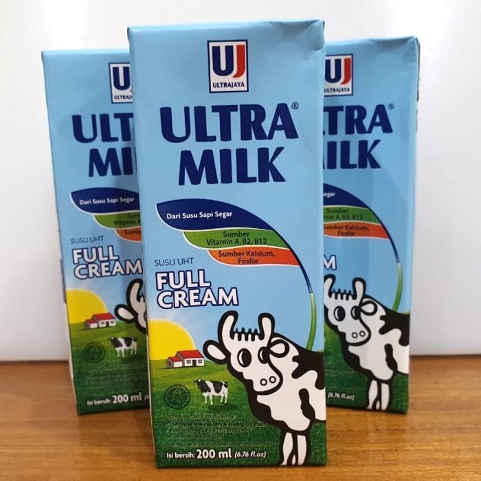 Jual SUSU ULTRA FULL CREAM 200ml | Shopee Indonesia